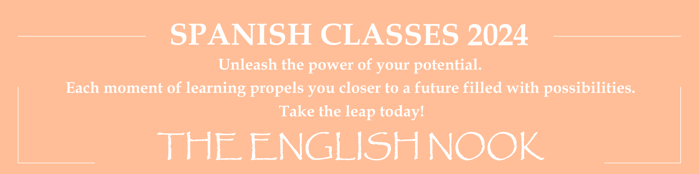 SPANISH CLASSES CONTACT – The English Nook